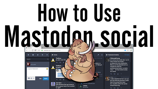 How to Use Mastodon.social - VmC Ink.